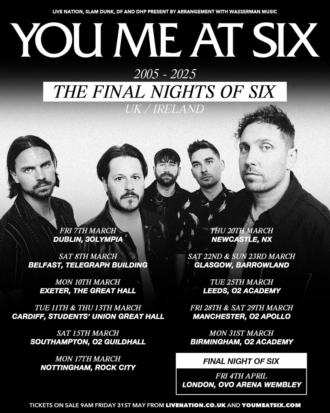You Me At Six announce farewell tour – Taped Magazine