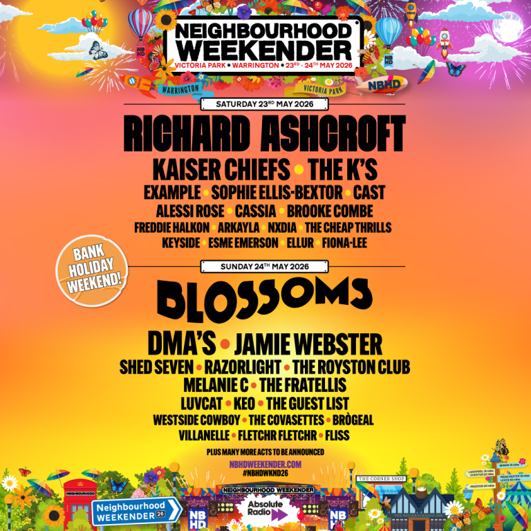 Neighbourhood Weekender 2026 line-up revealed – Taped Magazine
