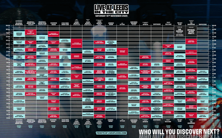 Live at Leeds in the City reveal full line-up for 2025 festival – Taped ...